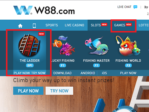 Play like a Pro: How to Play The Ladder Game in W88