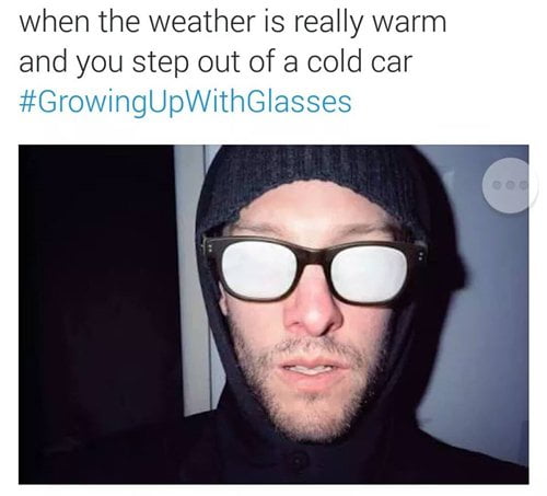 10 Memes that describe the struggles of wearing glasses