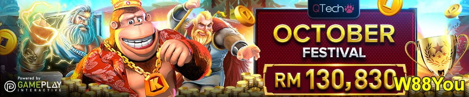 Top 5 QTech Slot Games: October Festival - Win RM 130K Prize