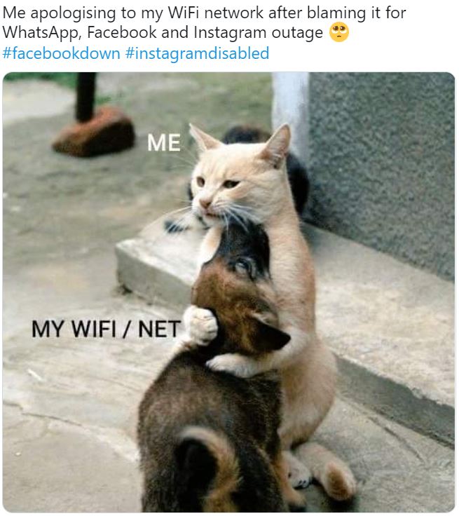 Top 20 Hilarious Facebook WhatsApp and Instagram down Memes Top 20 Hilarious Facebook WhatsApp and Instagram down Memes