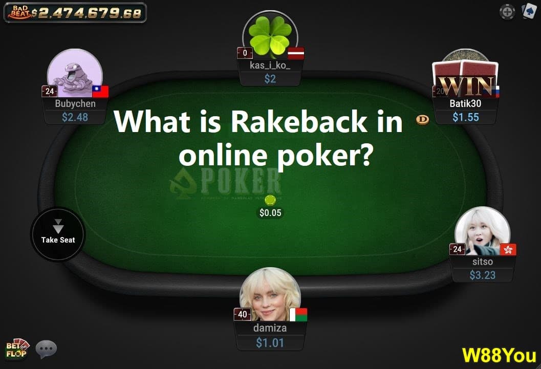 What is Rakeback in online poker? Earn rewards up to RM2,000