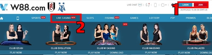 W88 Gameplay | Play Sports & Casino Betting in Malaysia 2025