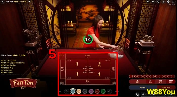 How to Play Fan Tan Online- Know Rules & See Gameplay at W88
