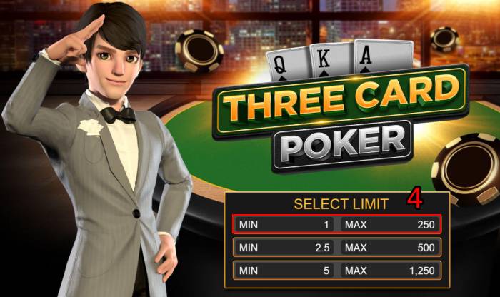 How to Play Three Card Poker at W88 - Learn rules & gameplay
