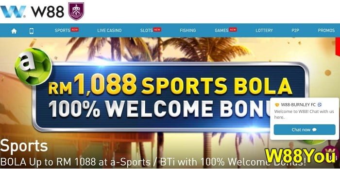 W88 Sports Betting | Win 100% bonus up to RM218 in Malaysia