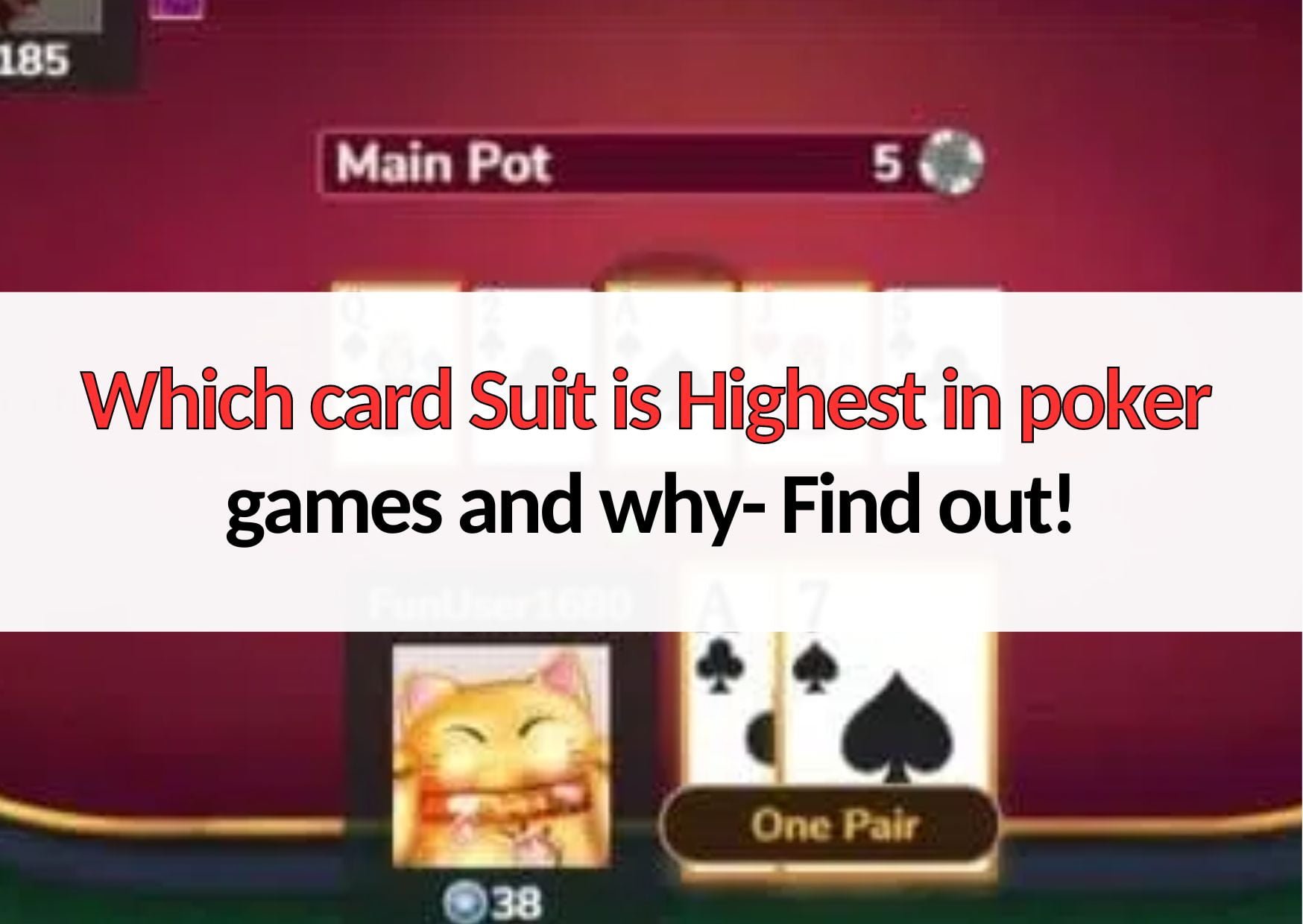 Which card Suit is Highest in poker games and why- Find out!