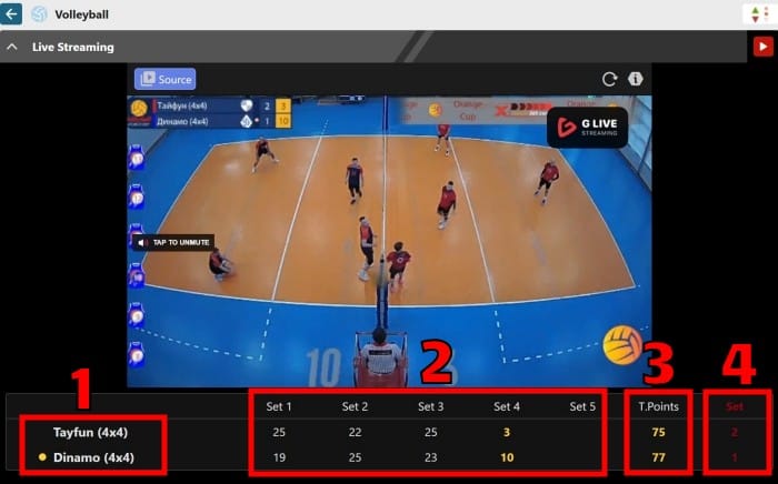 Volleyball Scoreboard explained: Know Layout and useful Tips