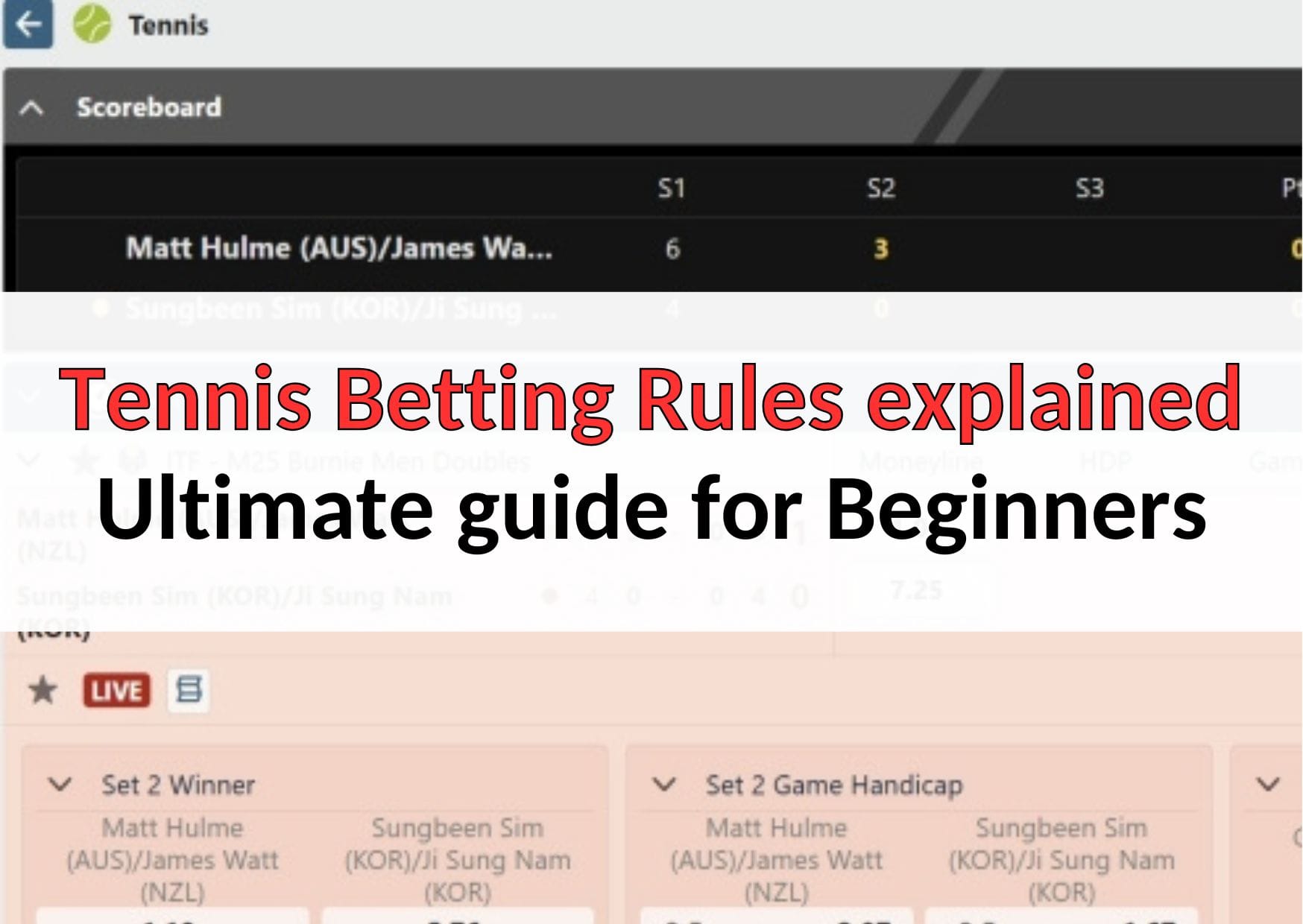 Tennis Betting Rules explained: Ultimate guide for Beginners